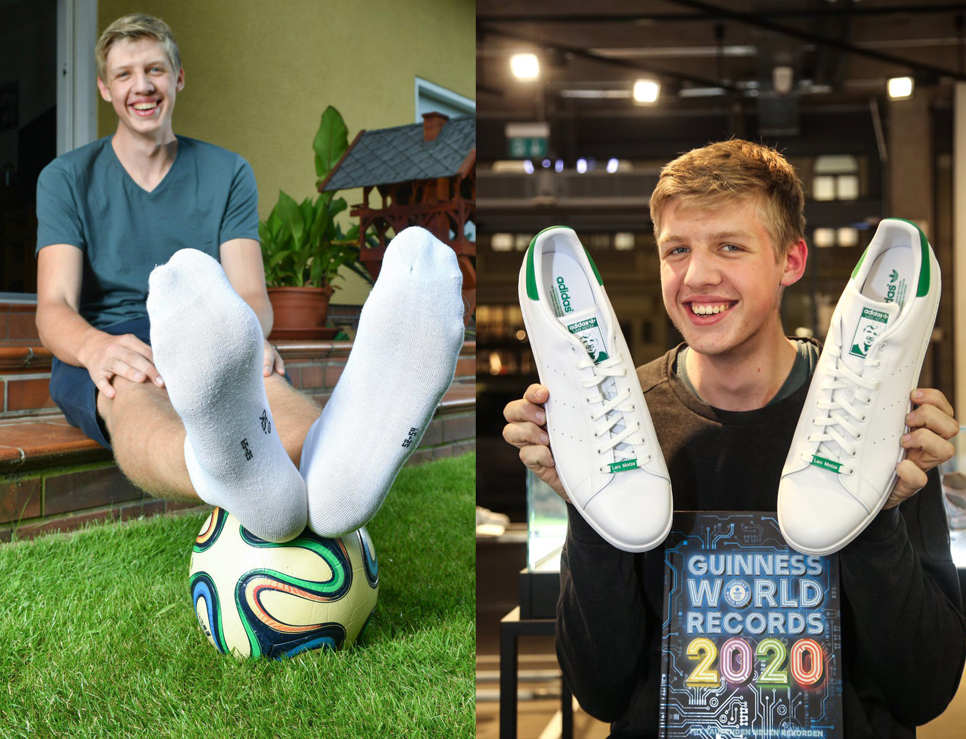 Najdłuższe stopy na świecie ma pochodzący z Niemiec Lars Motza - jego ...